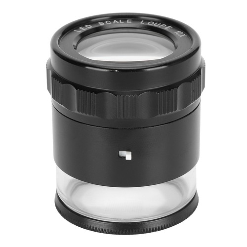 8LED 10X Magnifier Loupe With Scale High Definition Adjustable ...