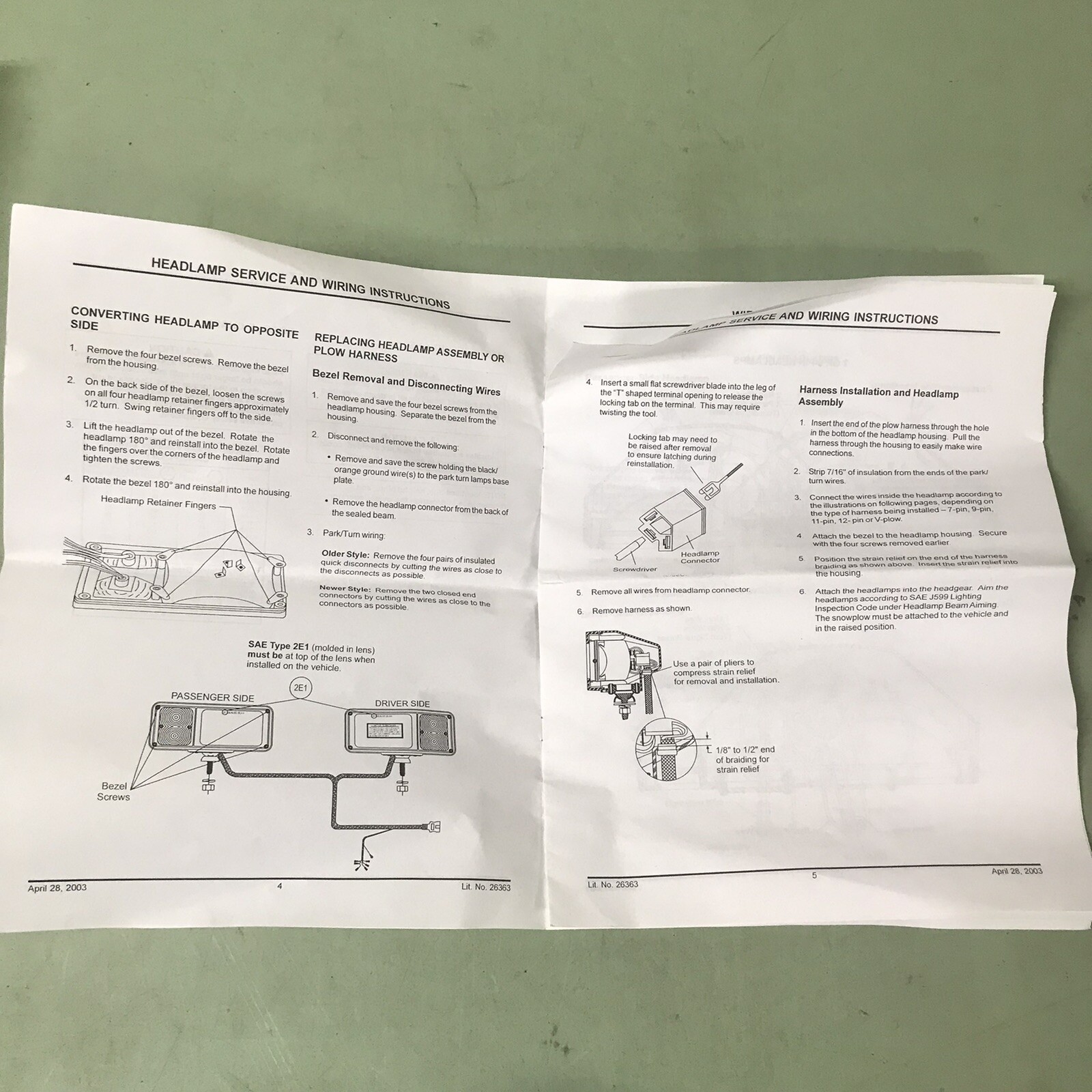 OEM GENUINE Western 61438 Plow Harness Kit 9 Pin Unimount Fisher 8246 ...