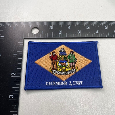 Delaware State Flag Theme Patch 25NR | eBay