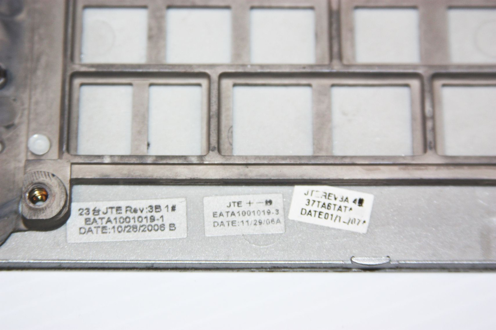 TOUCHPAD/PALMREST TOP COVER #37TA6TATA09--GATEWAY CX210S/TA6 TABLET ...