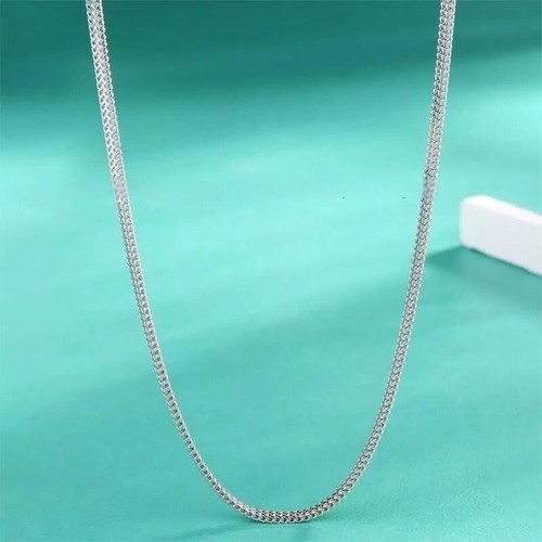 Pure Platinum 950 Chain Men Women 2mm Snake Braided Necklace 11.7g/18 ...