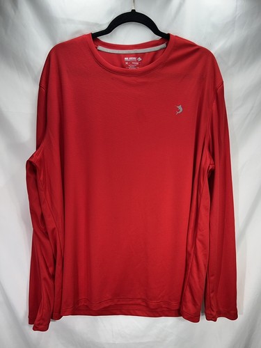 REEL LEGENDS FREELINE Mens Size XL Red Pullover L/S Activewear Fishing ...