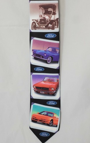 History of Ford Cars Men's Necktie Ralph Marlin Sports Car Official ...