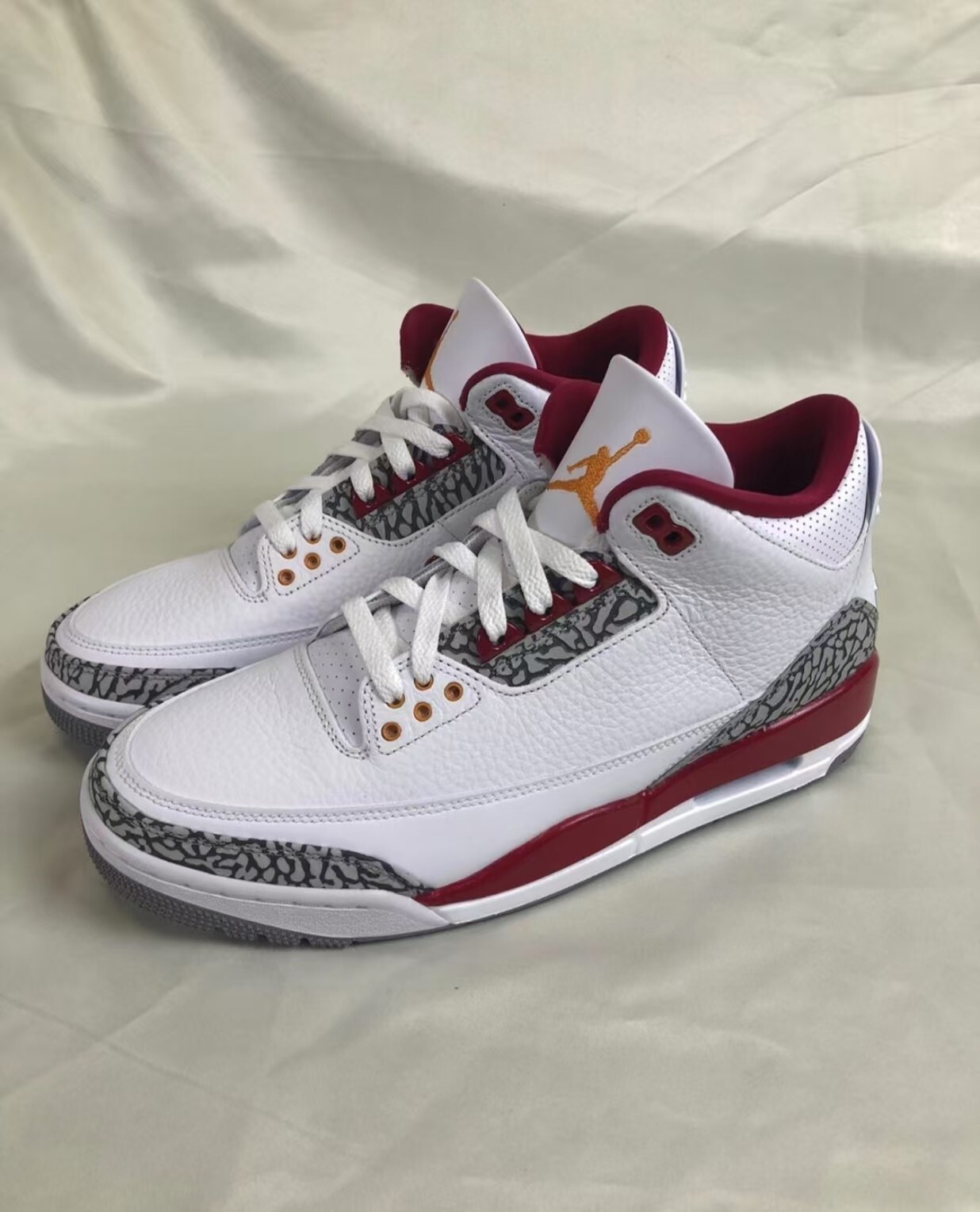 Men's Jordan Air Jordan 3 retro "cardinal red" basket… - Gem
