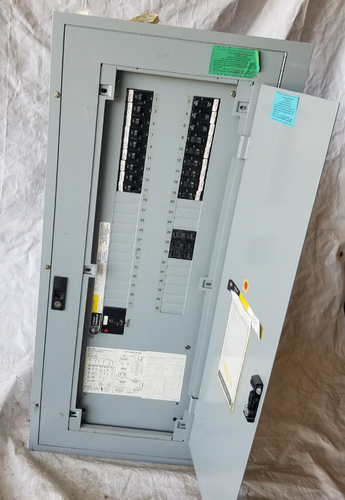 GE A Series PanelBoard 100 Amp Main Breaker 42 Circuit 480V TEY Branch ...