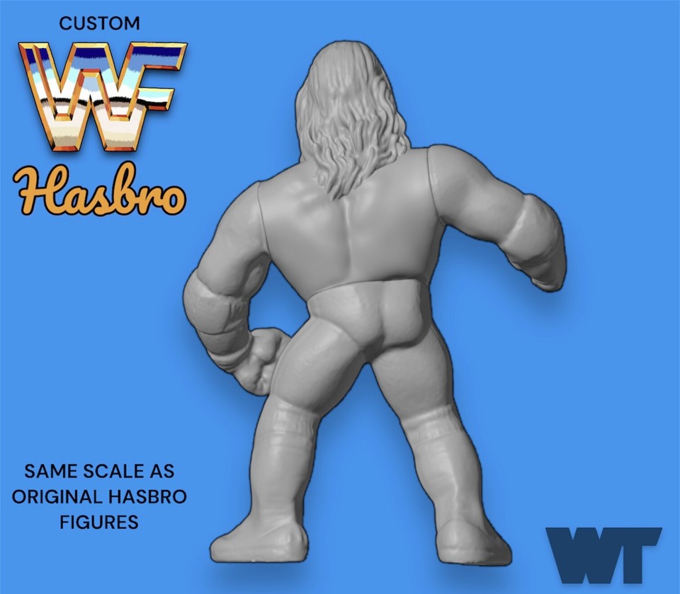 CHRIS JERICHO Y2J Unpainted ECW WWF Hasbro Full Scale CUSTOM MATTEL ...