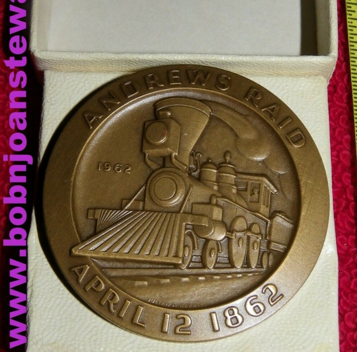 Commemorative Medal of Andrews Raid April 12 1862 | eBay