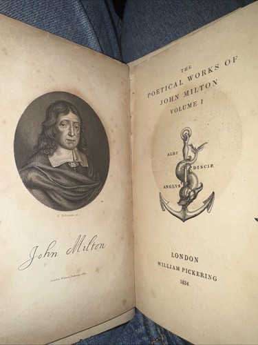 The Poetical Works by John Milton. 1834 edition. Poor condition ...