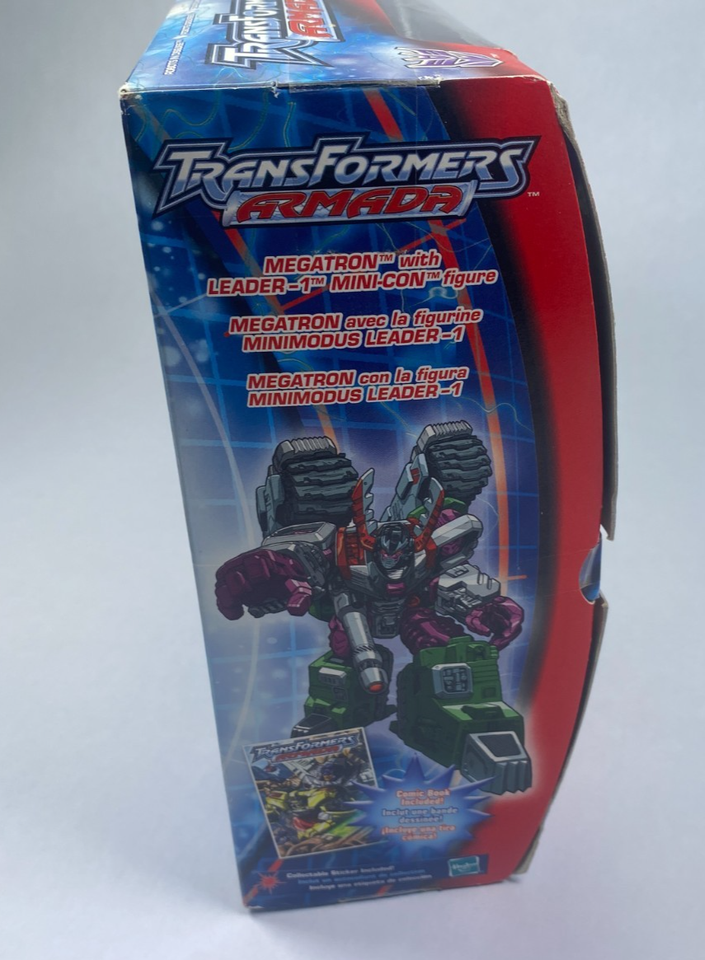 Megatron w/ Leader-1 Mini-Con Transformers Armada Figure CIB 2002 ...