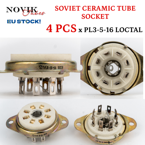 PL3-5-16 Loctal Tube Ceramic SOCKET !! 10pcs!! special listing | eBay