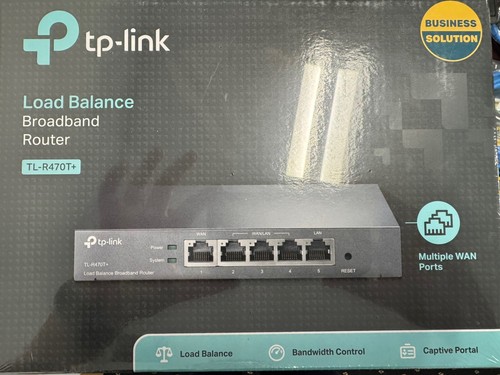 TP-Link TL-R470T+ Load Balance Broadband Router 845973040390 | eBay ...