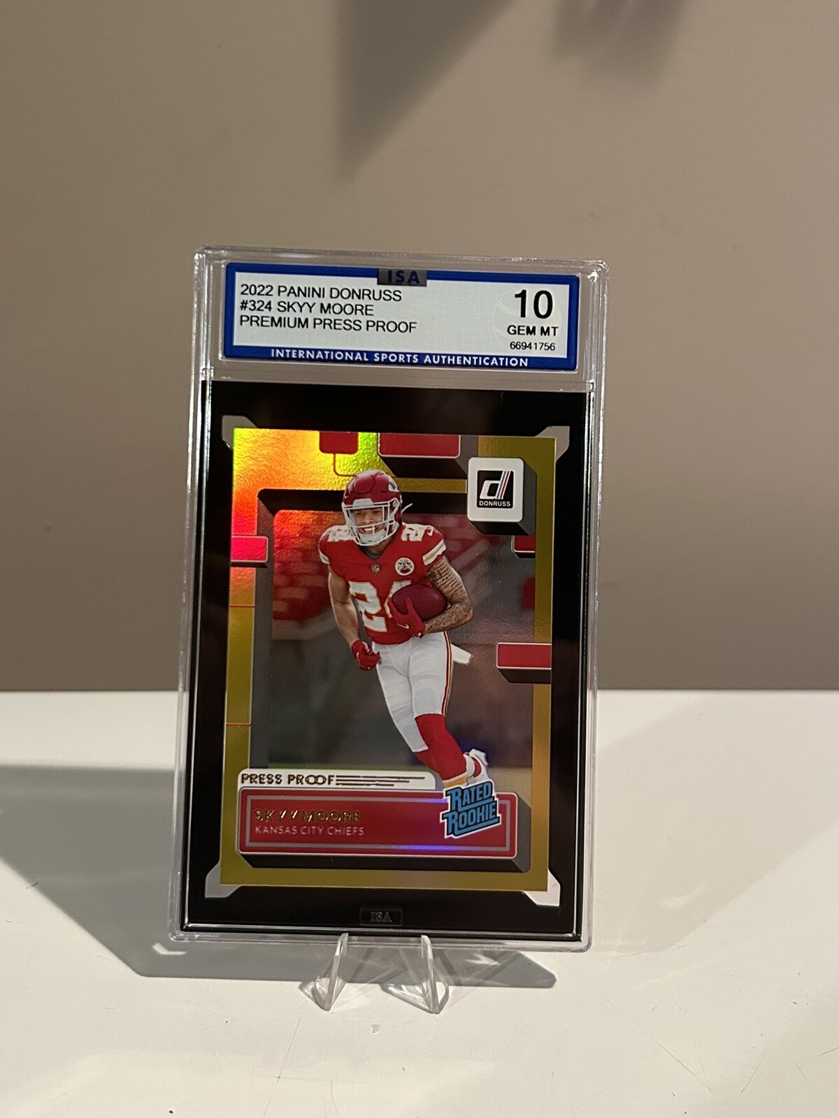 2022 DONRUSS SKYY MOORE PRESS PROOF PREMIUM ROOKIE CARD ISA 10 | eBay