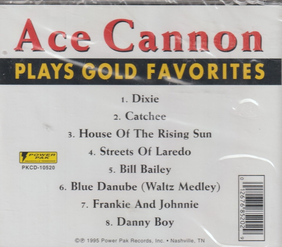 ACE CANNON Plays Gold Favorites CD SEALED | eBay