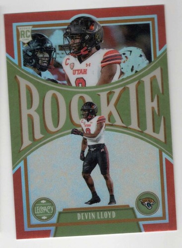 DEVIN LLOYD RC 2022 Panini Legacy /149 Premium Edition Orange #176 ROOK ...