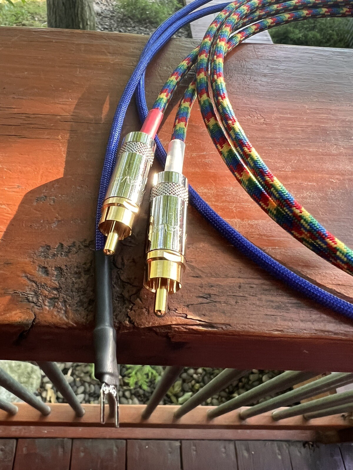 Audiophile Turntable Phono RCA Cables w/Ground Low Capacitance ...