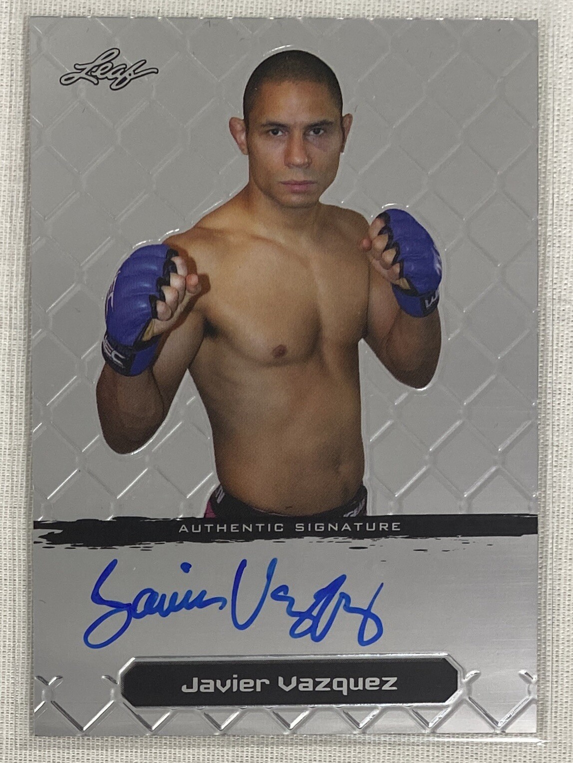 2011 Leaf Metal MMA - #BA-JV-1 Javier Vazquez (AU, RC) for sale online | eBay