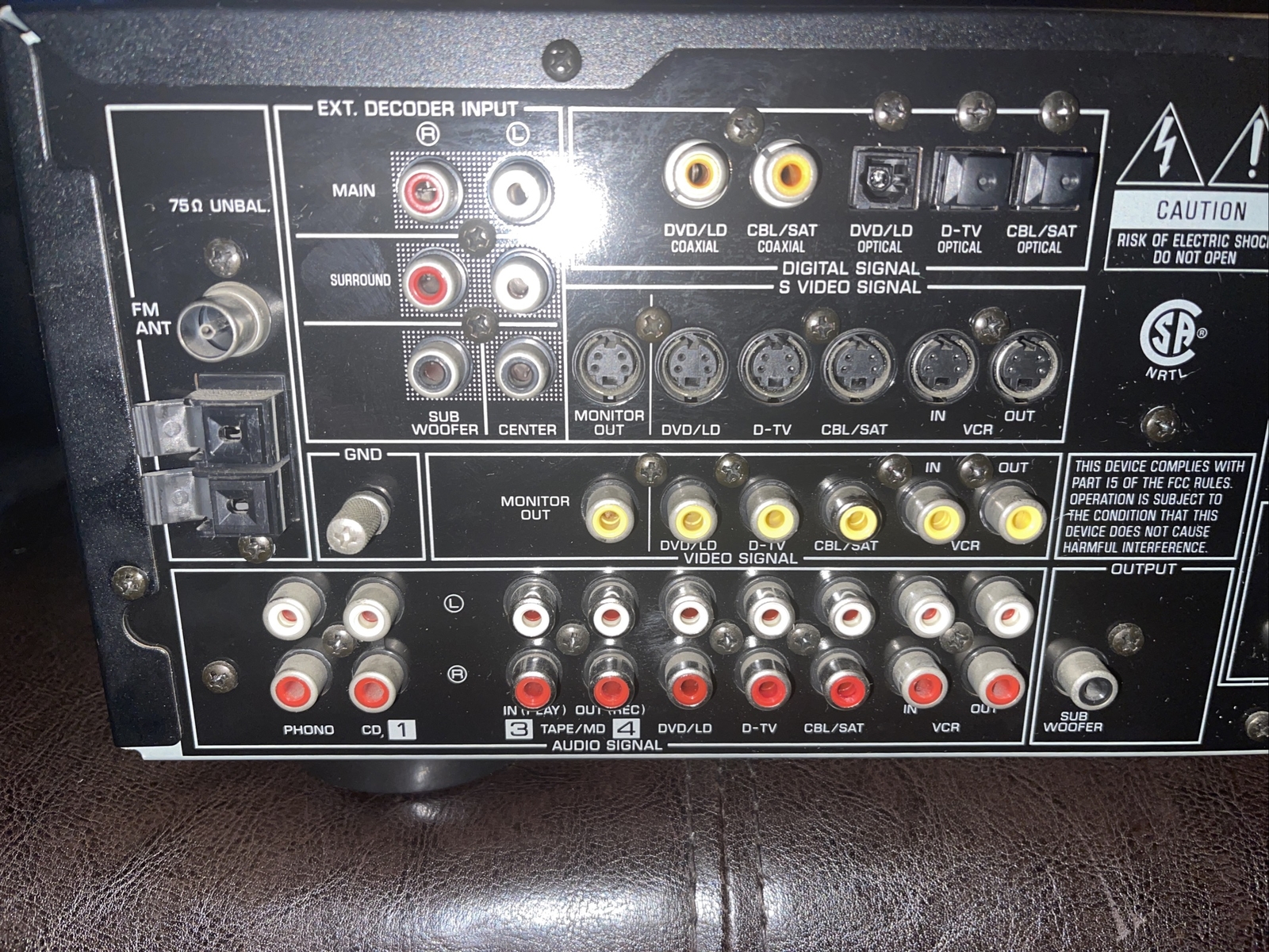 Yamaha HTR 5250 5.1 Channel 500 Watt Receiver for sale online | eBay