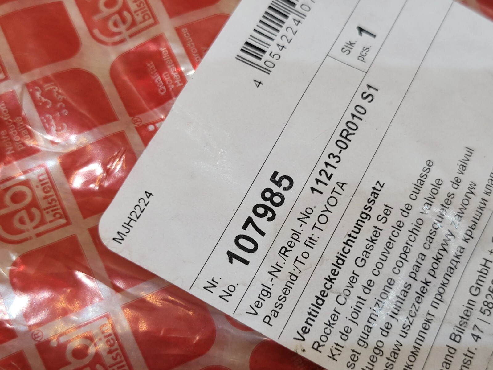 febi 107985 Rocker Cover Gasket for sale online | eBay