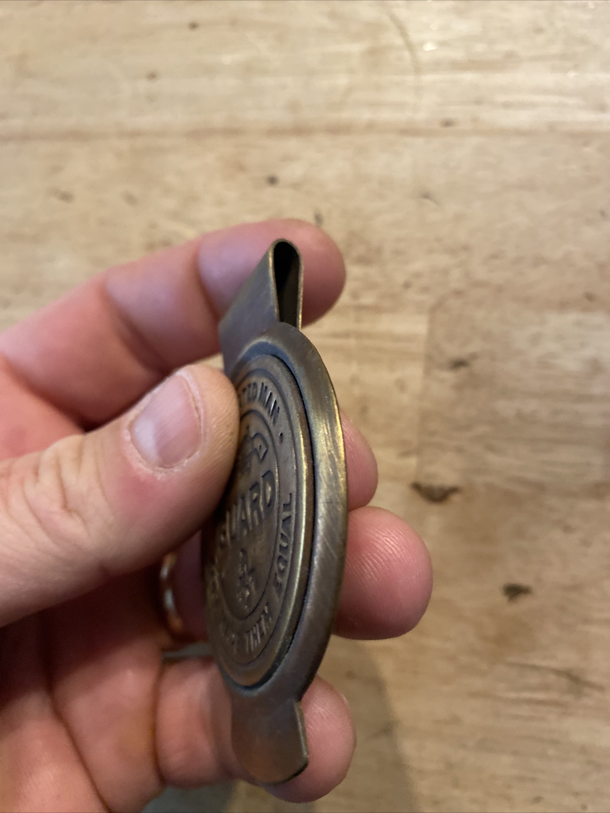 Colt Firearms Money Clip Wallet Collector Patina Meta… - Gem