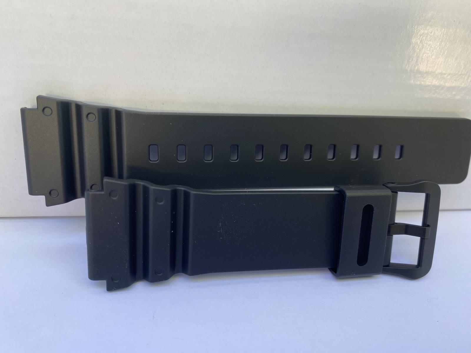 Casio Original Watchband MRW-400 Black Rubber Strap With Spring Bars | eBay