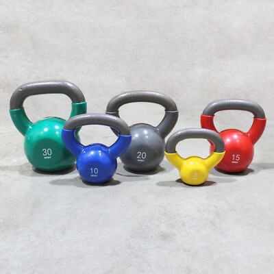 XPRT Fitness Vinyl Kettlebells 5 to 50 lbs and sets | eBay