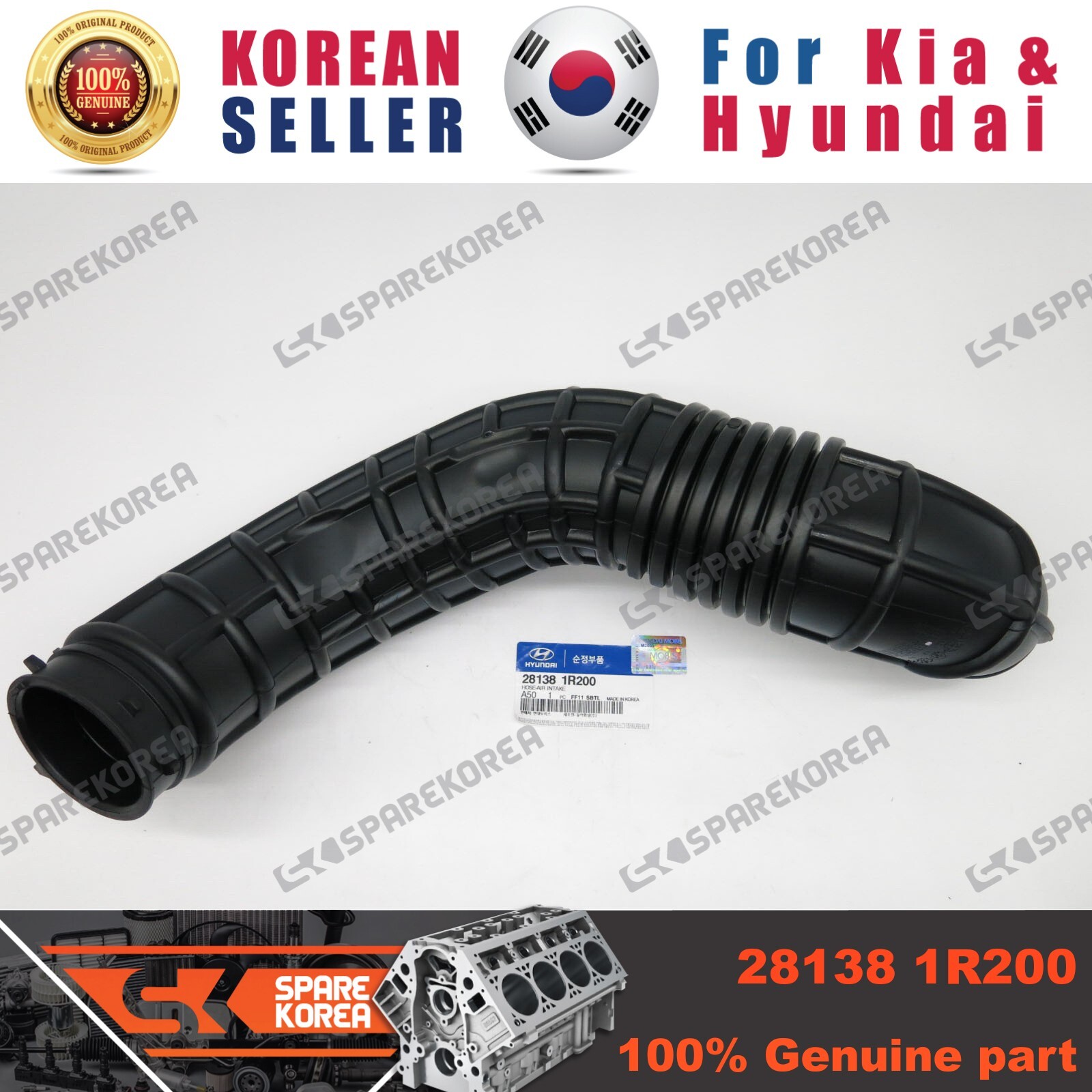 Genuine/OEM 281381R200 HOSE-AIR INTAKE for Hyundai I30 15 | eBay Australia