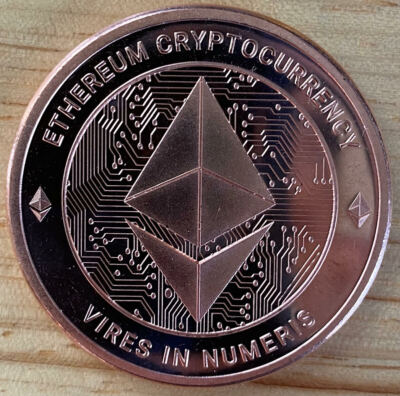 Ethereum Copper Coin - 1oz 99% Pure Copper Round - Collectors Coin | eBay