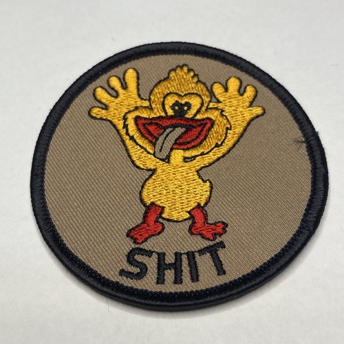 Iron Sew On Patch - Duck Sh!t Silly Novelty BgM | eBay