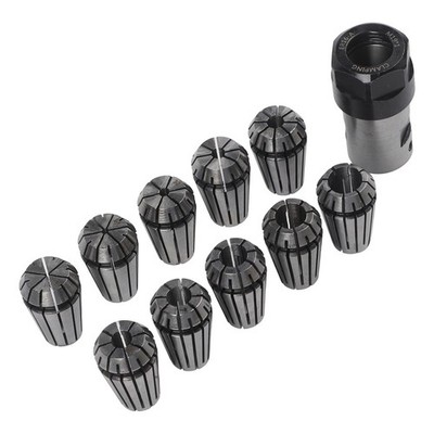 10pcs ER16 Spring Collet +Motor Shaft 8mm Extension Rod Holder CNC ...