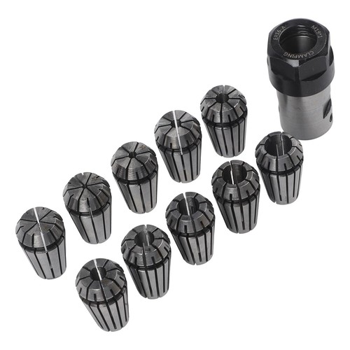 10pcs ER16 Spring Collet +Motor Shaft 8mm Extension Rod Holder CNC ...