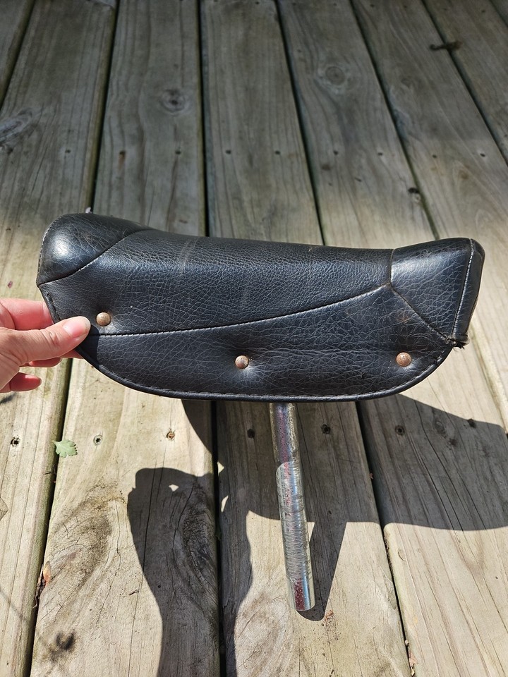 Vintage Lepper Bicycle Saddle Wide Bike Seat, 11 3/4" x 8 3/4", Made In ...
