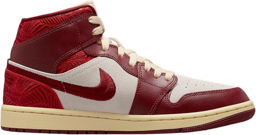 Jordan Womens Aj1 Mid Se Shoes Team Red/University Red-Sail Size 6 ...