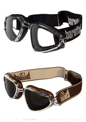 NEW BARUFFALDI SENIOR 259 GOGGLES Motorcycle Pilot VINTAGE TT Racer ...