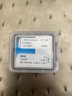 ARISTOCRAT Gold Maker LEGACY MK7 SOFTWARE Slot machine game MK7 ...