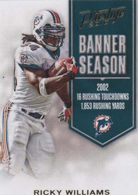 2016 Panini Prestige - Banner Season Ricky Williams #24 for sale online ...