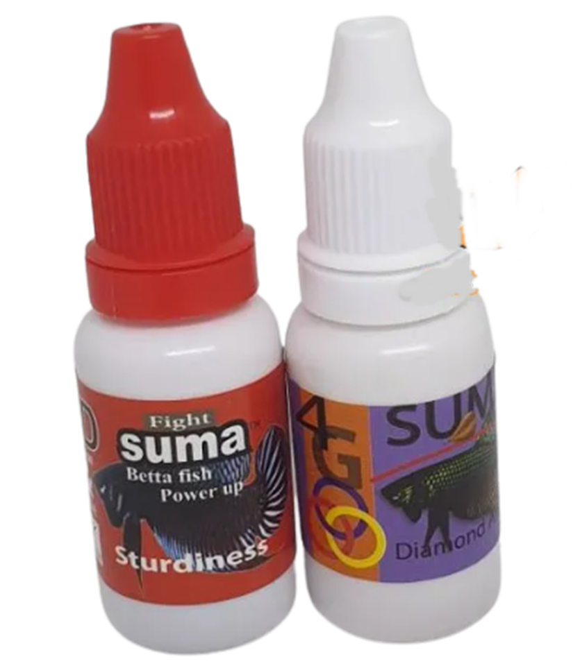 Suma 3D + Diamond 4G for Betta Fish Special Water Supplement 12 ml ...