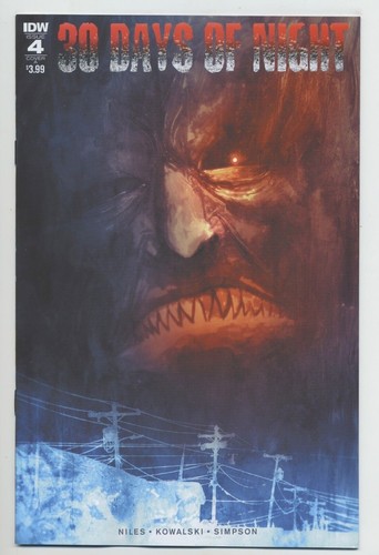 30 DAYS OF NIGHT #4 NM 2018 Steve Niles IDW comics A-Z single | eBay