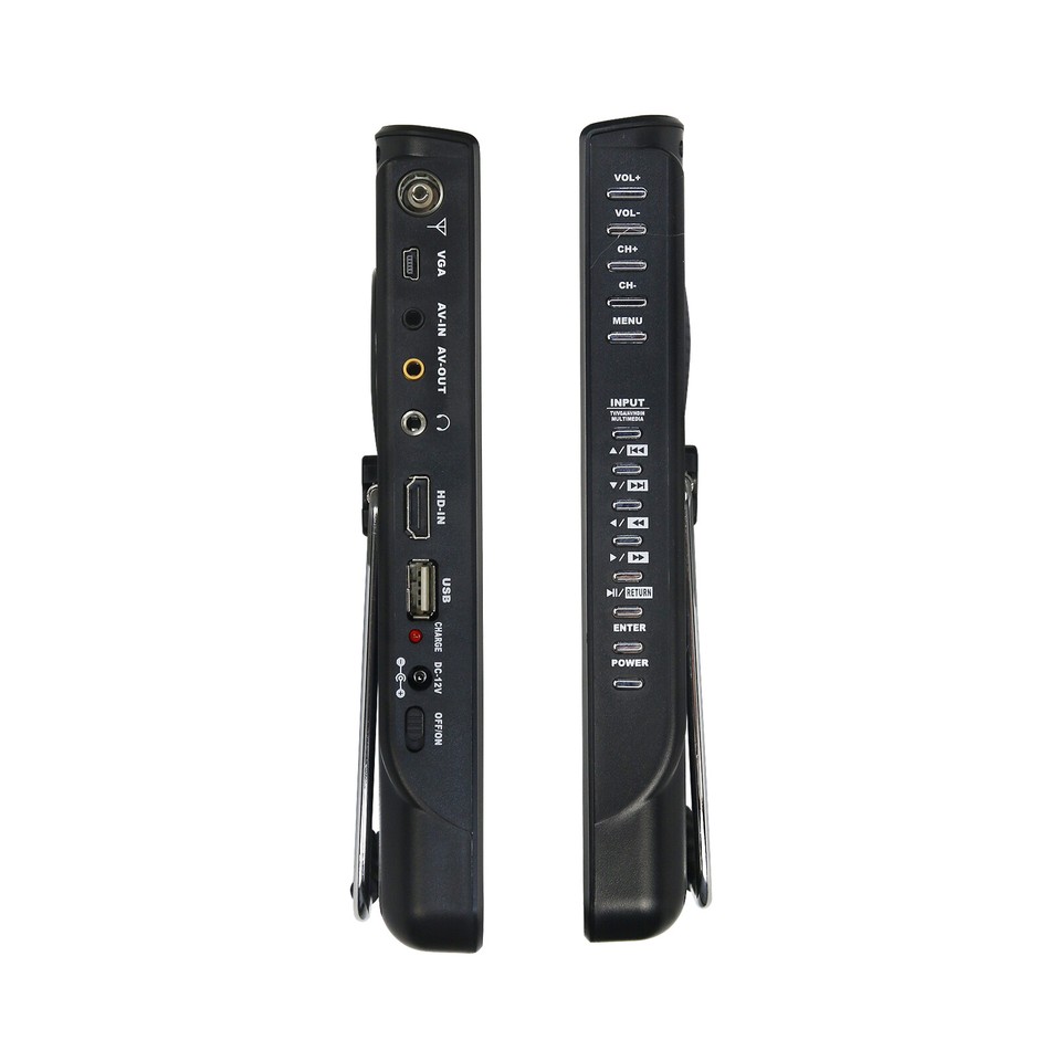 12" Digital TV Player Monitor HD 1080P TFT LED Display 12V Support ATSC ...