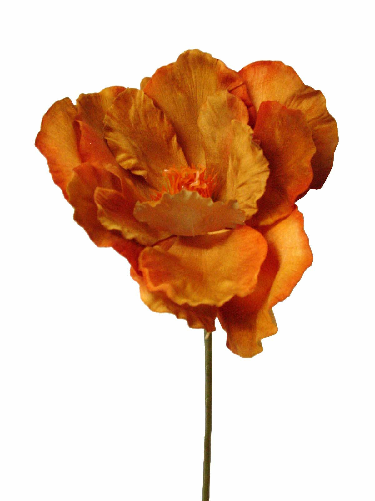 (01507) ARTIFICIAL FLOR INDIVIDUAL PAPAVERO PAPAVER COQUELICOT AMAPOLA ...
