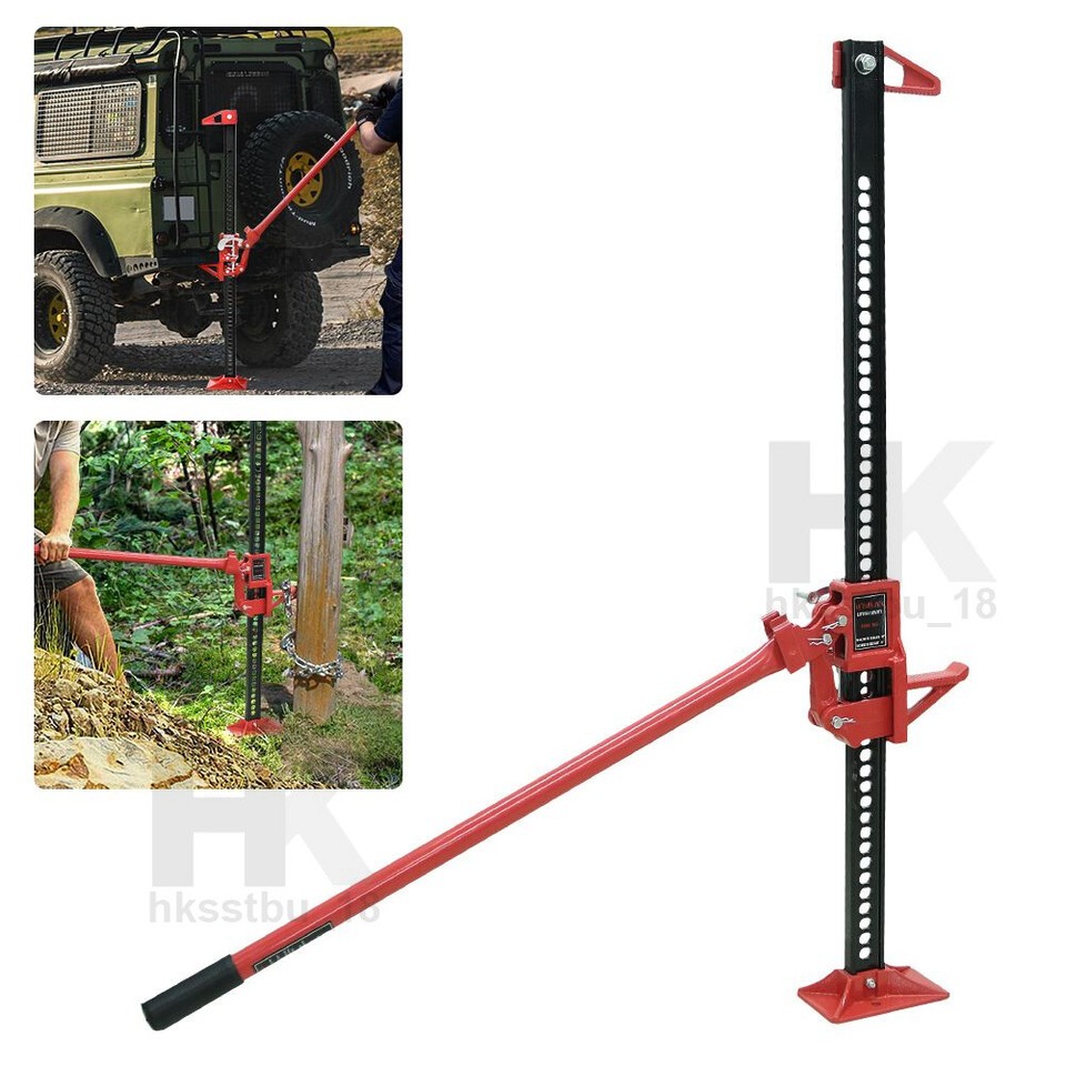 48" 3Ton Farm Jack High Lift Rescue Recovery Rachet Tractor Hoist 4X4 ...
