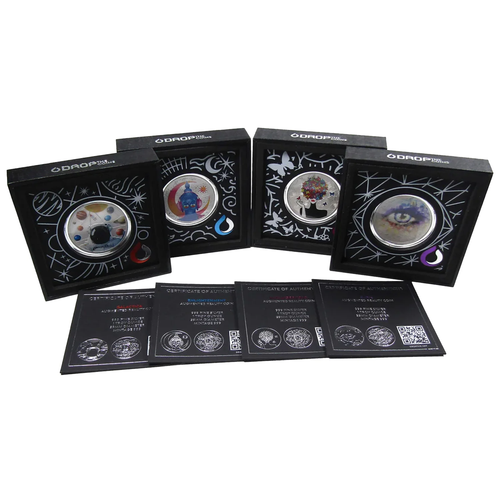 DROP THE COINS: Imagination Set Augmented Reality 1oz Silver Coins 4 ...