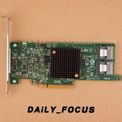LSI OEM SAS 9207-8i PCI-E 3.0 Adapter IT Mode Card Host Bus Adapter ...