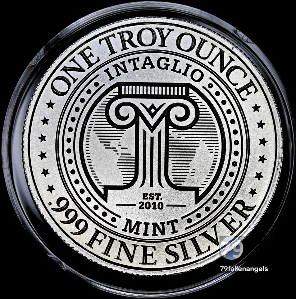 Intaglio Mint Michael The Archangel Silver 1 oz Round BU .999 (In ...