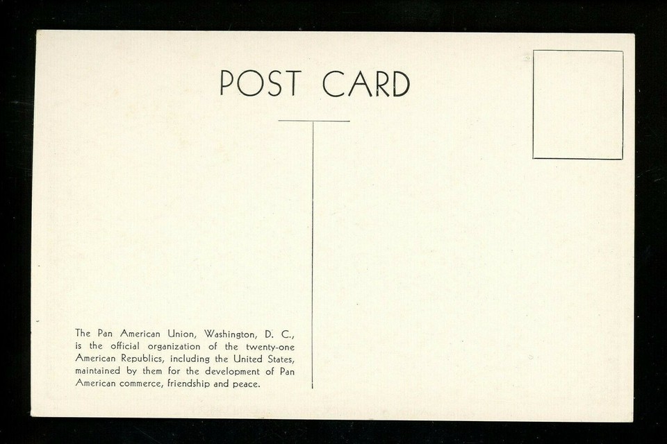 Washington DC postcard Pan American Union Building Aztec Garden Vintage ...