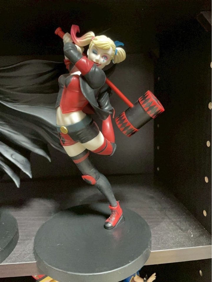 Marvel Figures 8 Pcs Set with Box Batman Joker Harley Quinn Spider-Man ...