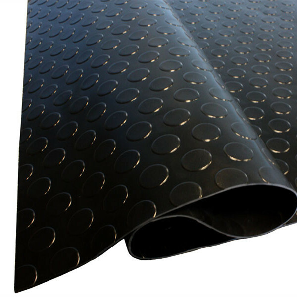 Heavy Duty Non Slip Industrial Rubber Work Floor Matting Garage Coin ...