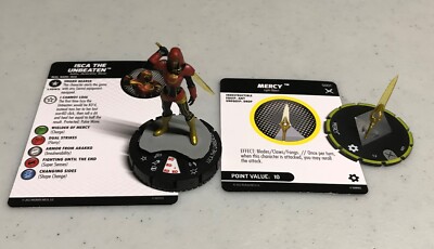 ISCA THE UNBEATEN + MERCY 031A S001 X-Men X of Swords Marvel HeroClix ...
