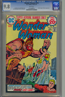 WONDER WOMAN #215 CGC 9.8 White Pages - 1st Bronze Age Appearance of ...