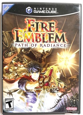 RARE ORIGINAL VINTAGE NINTENDO GAMECUBE "FIRE EMBLEM" BLACK LABEL GAME ...