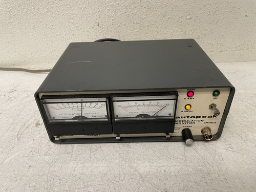 Vintage Autopeak Modulation Monitor MM 901 Broadcast Audio Equipment | eBay